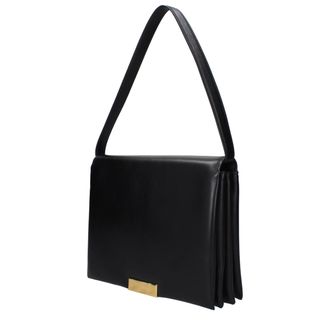 Jil Sander Womens Black Leather Shoulder Bag