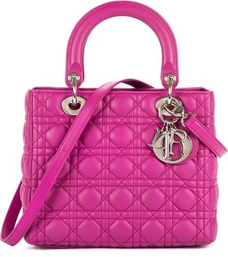 Dior Crossbody Bags - Lady Dior Medium - Gr. unisize - in Violett - f&uuml;r Damen
