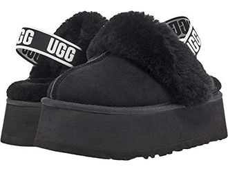 UGG Female Funkette Slipper, Black, 7 (UK)