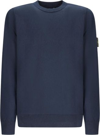 Stone Island Homme, Sweatshirts et sweats &agrave; capuche, Bleu, Taille: 2XL Pull ras du cou
