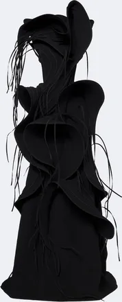 Maticevski Robe longue Furiosa &agrave; appliqu&eacute;s
