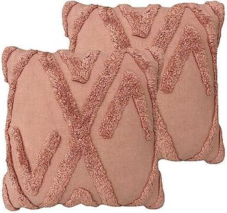 furn. Kamjo Geometric Tufted Polyester Filled Cushion - Twin Pack