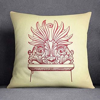 Questo Casa Dekorativ Kissenhülle, Kissenbezug, Zierkissenbezug, Wohnkultur, Für Sofa, Kaffeestube, Größe: 45X45 cm - Entworfen und hergestellt in der Türkiye