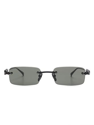 Gucci lunettes de soleil sans monture - Noir