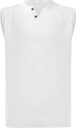 Generic Chemises de plage sans manches pour hommes, d&eacute;bardeurs d&eacute;t&eacute; d&eacute;bardeurs col en V maillot de corps ample d&eacute;bardeur de sport, respirant &agrave; s&eacute;chage rapide,