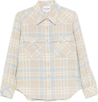 Kujten Lumber Check-pattern Button-up Shirt