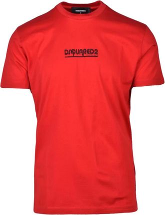Dsquared2 Homme, Tops, Rouge, Taille: 3XL T-Shirt