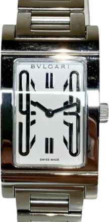 Bulgari Montre vintage doccasion - Femme - Pre-owned - Blanc - Taille: ONE Size