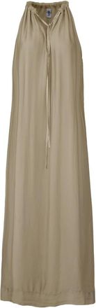 Bomboogie Femme, Robes, Beige, Taille: 40 FR Robe en Soie et Viscose