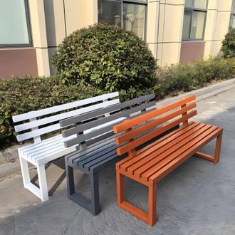 Generic Gartenbank F&uuml;r Sitzbank Flur M&ouml;bel, Parkbank Terrassenm&ouml;bel Wetterfest 100/120/150/180 cm 2-Sitzer Balkonbank Essbank Mit R&uuml;ckenlehne, Gartenm&ouml;bel Sta