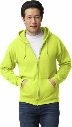 Gildan Unisex Fleece Zip Hoodie Sweatshirt Style G18600 Multipack Hemd, Sicherheitsgrün (1er-Pack), XX-Large