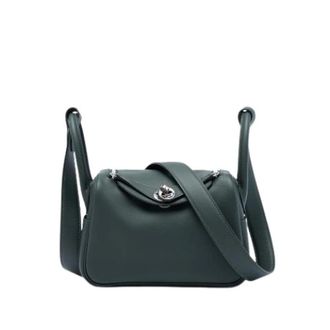Herm&egrave;s Pre-owned Mini Lindy - - Pre-owned - Damen - Gr&uuml;n - ONE SIZE
