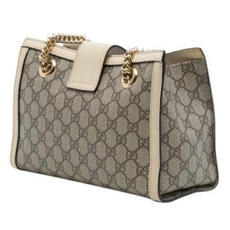 Gucci Sac port&eacute; &eacute;paule Pre-owned Padlock - Femme - Pre-owned - Beige - Taille: ONE Size