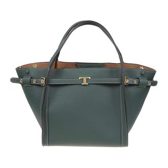Tod's Femme, Sacs, Vert, Taille: ONE Size Petit Sac Shopping Tim
