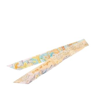 Herm&egrave;s Pre-owned City of Light Silk Scarf - - Pre-owned - Damen - Gelb - ONE SIZE