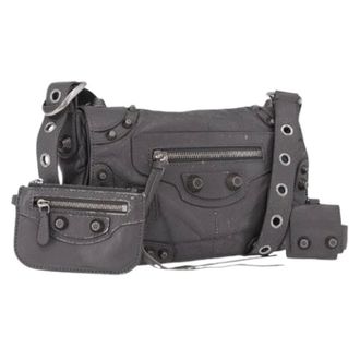 Balenciaga Sac bandouli&egrave;re vintage Pre-owned - Femme - Pre-owned - Gris - Taille: ONE Size