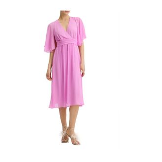 Liu Jo Femme, Robes, Rose, Taille: 38 FR Robe Midi Élégante Style Mantella