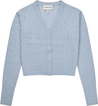 Munthe Femme, Pulls, Bleu, Taille: 42 FR Locca Knit