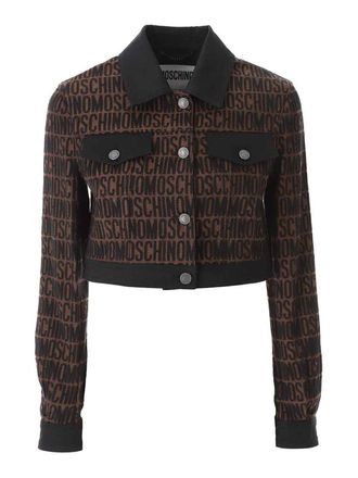 Moschino Blouson En Cuir - Marron