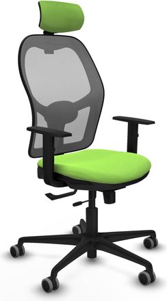 Piqueras y Crespo Ergonomischer Drehstuhl mit Chorqu&eacute;-Armen, h&ouml;henverstellbarer Lendenwirbelst&uuml;tze und h&ouml;henverstellbarem Kopfteil und Neigungsverstellung. Ausgestattet