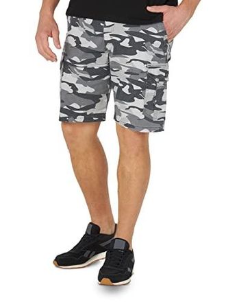 Lee Uniforms Extreme Motion Swope Cargo Short Pantalon, Motif Camouflage Graphite, 40 Homme
