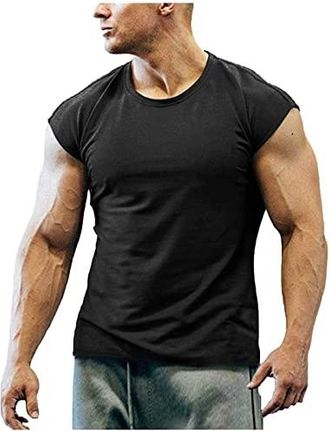 Generic D&eacute;bardeur de sport extensible pour homme - Couleur unie - Classique - &Eacute;l&eacute;gant - L&eacute;ger - Coupe ajust&eacute;e - Respirant - Pour le sport, le bodybuilding en 