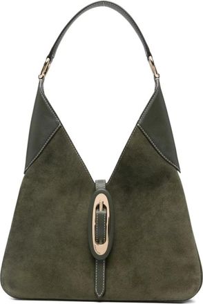 Michael Kors Femme, Sacs, Vert, Taille: ONE Size Sac à bandoulière en cuir vert style chic
