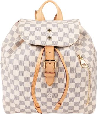 Louis Vuitton Crossbody Bags - Louis Vuitton Damier Azur Monogram Sperone Backpac - Gr. unisize - in Weiß - für Damen