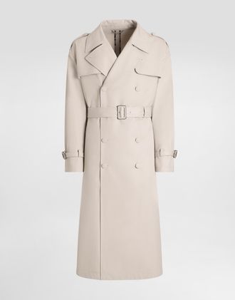 Dolce & Gabbana Double-breasted Trench Coat - Mann M&auml;ntel Und Jacken Beige 46