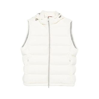 Brunello Cucinelli Mv4061605 Weste - - Jackets - Herren - Wei&szlig; - M
