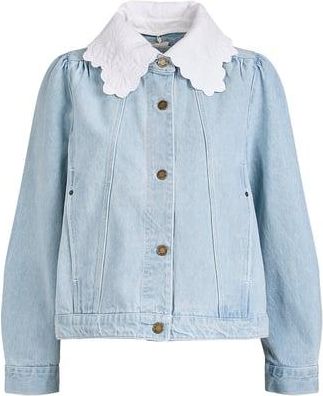 Louise Misha Veste Hannea en denim de coton