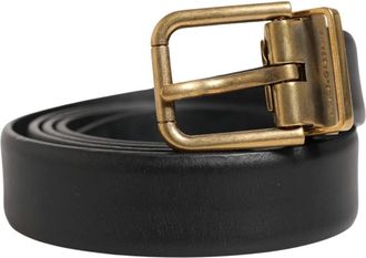 Dolce & Gabbana Homme, Accessoires, Noir, Taille: 100 CM Magnifique ceinture