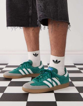 adidas Originals Samba OG - Baskets - Vert et blanc