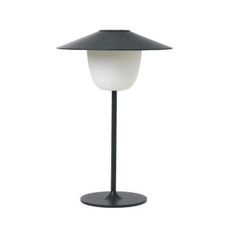 Blomus Mobile LED-Tischleuchte -ANI LAMP- | Akku Tischlampe aus Aluminium | Farbe Magnet | &Oslash; 22 x 33H cm | 2 Helligkeitsstufen per Touch | Outdoor