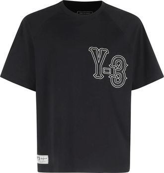 Yohji Yamamoto Homme, Tops, Noir, Taille: XL GFX SS Tee