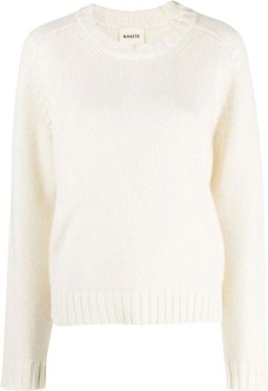 Khaite Pull col rond en cachemire Mae - Femme - Pulls - Blanc - Taille: 40 FR