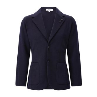 Lardini Eleganter Wollstrick-Blazer - - Jackets - Herren - Blau - S