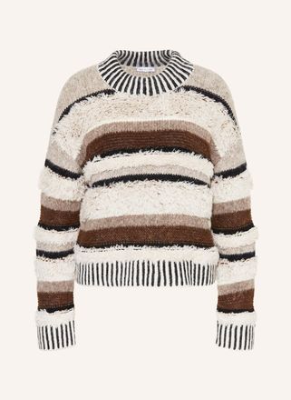 Mrs & Hugs Mrs & Hugs Pullover Mit Alpaka braun