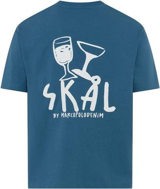 Marc O'Polo Denim T-Shirt Crayfish Capsule, Backprint, Relaxed Fit mit R&uuml;ckenprint