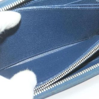 Louis Vuitton Portefeuille en cuir Pre-owned - Femme - Pre-owned - Bleu - Taille: ONE Size