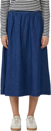 s.Oliver Denimrock in Midi-Länge mit Eingrifftaschen