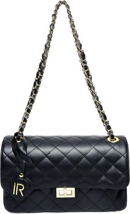 Isabella Rhea Schwarz Rindsledertasche