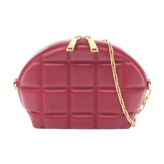 Bottega Veneta Pre-owned Padded Half Moon Leather Shoulder Bag - - Pre-owned - Damen - Rosa - ONE SIZE