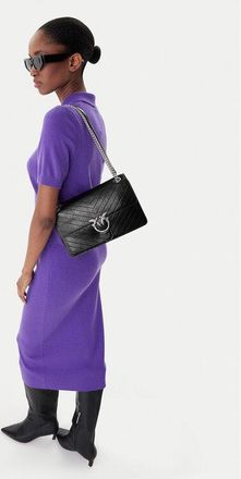 Pinko Handtasche Love One Light Classic AI 25-26 PLTT 106174 A2JC Schwarz