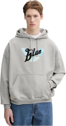 Bluemarble Bluemarble, Homme, Sweatshirts et sweats &agrave; capuche, Gris, Taille: S Sweat &agrave; capuche en coton d&eacute;contract&eacute;