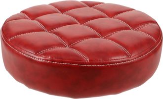 DOITOOL Runde Barhocker Sitzauflage PU Ersatzsitz Strapazierfähig Leicht zu Reinigen Kratzfest Geeignet für Bar Restaurant Küche Terrasse