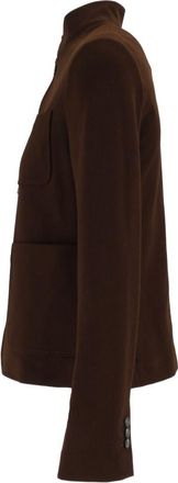 Circolo 1901 Cotton Jersey Overshirt - Brown