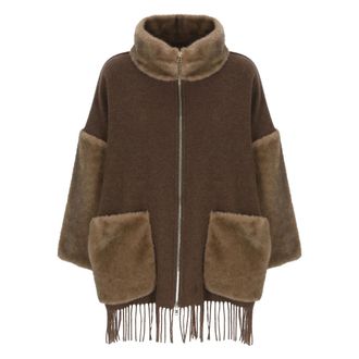 Herno Veste en laine - Femme - Vestes - Brun - Taille: 40 FR