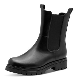 Marco Tozzi Marco Tozzi Damen Chelsea Boots Rund mit Reißverschluss, Schwarz (Black), 41 EU