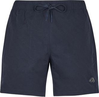 Moose Knuckles Homme, Maillots de bain, Bleu, Taille: M Logo Swim Short
